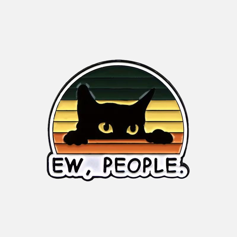Enamel Cat Pin - Ew, People – Fang & Fur